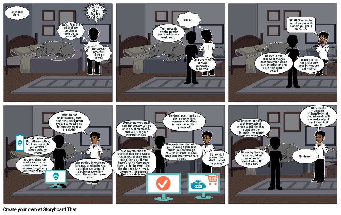 Thief in the night Storyboard by cs62916