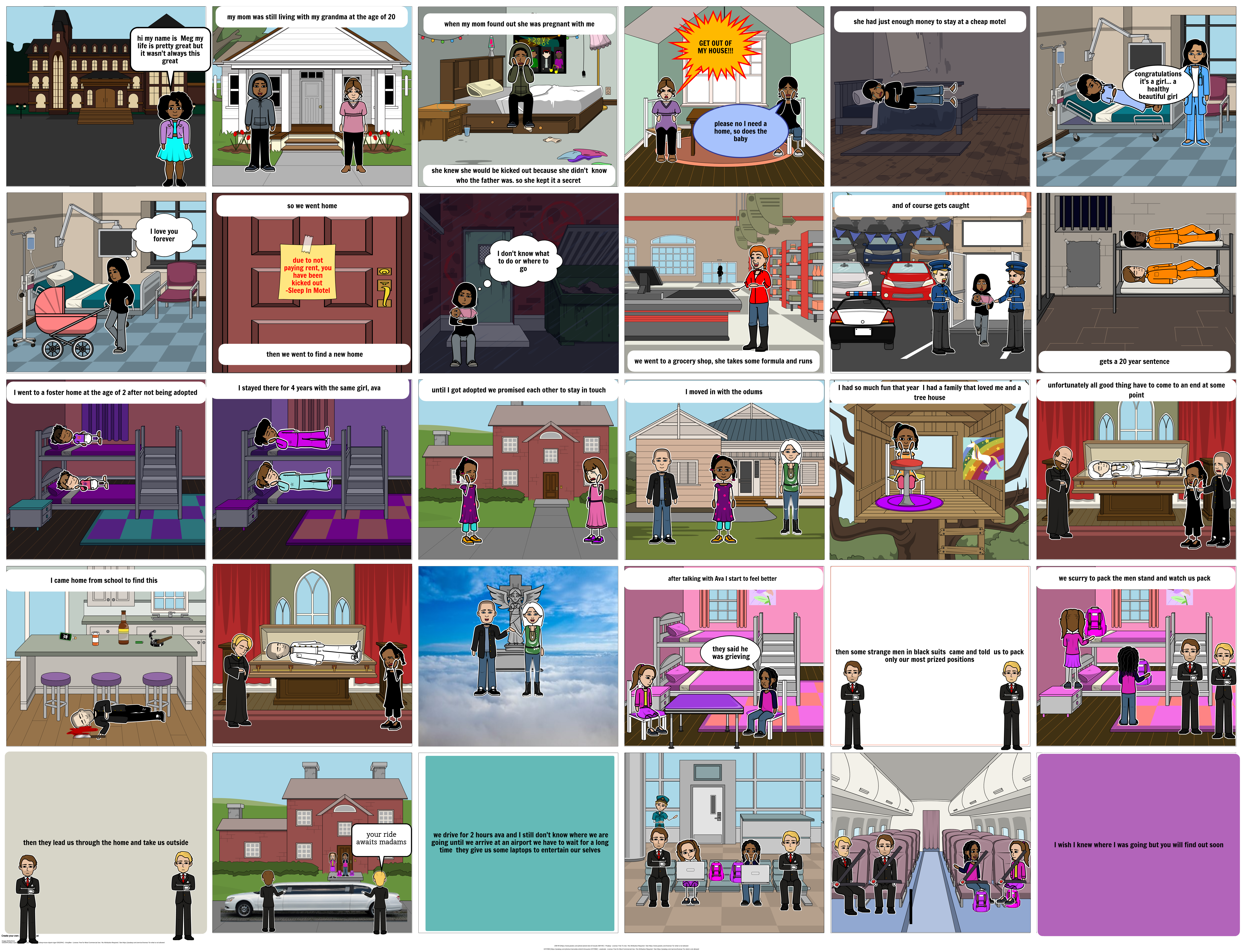 ghetto gurl Storyboard par curlybrina