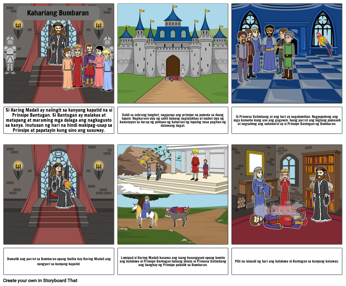 Kaharian ng Bumbaran Storyboard por czean