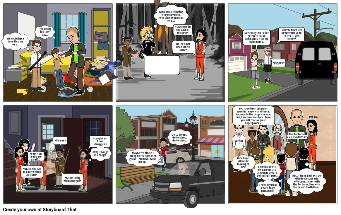 The Vindico Storyboard por d0bab4d6