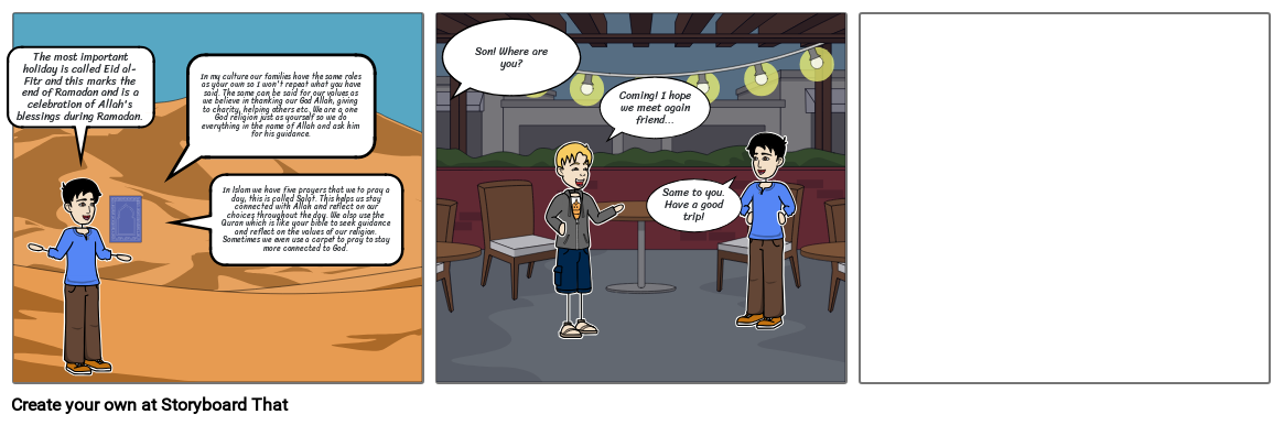 Religion Gr 11 Comic Storyboard by d0c63d41