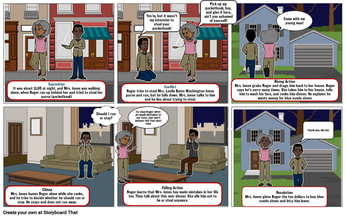 thank you ma'am Storyboard por d0d4aa70