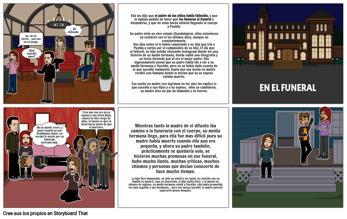 EL FUNERAL Storyboard par d0f05445