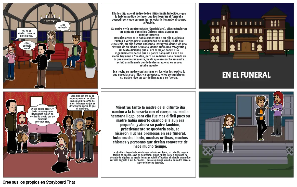 EL FUNERAL Storyboard par d0f05445