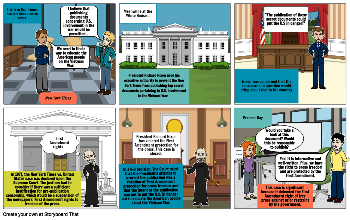 New York Times v. United States Storyboard por d14125