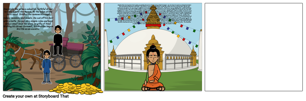 The Story of Buddhism 2 Storyboard by d22f1487