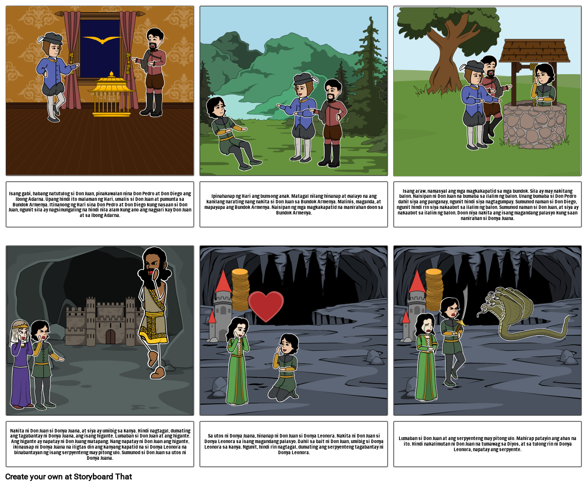 ibong adarna Storyboard by d2560d81