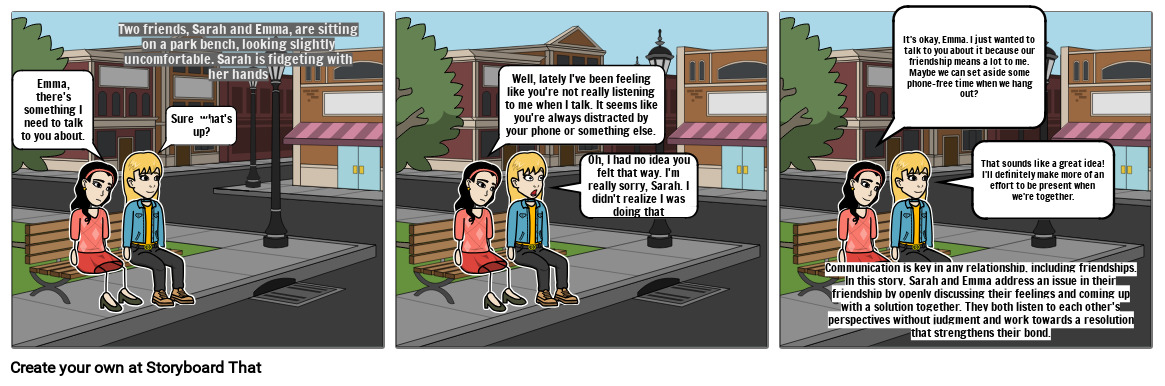 friendship Storyboard por d26f4f13