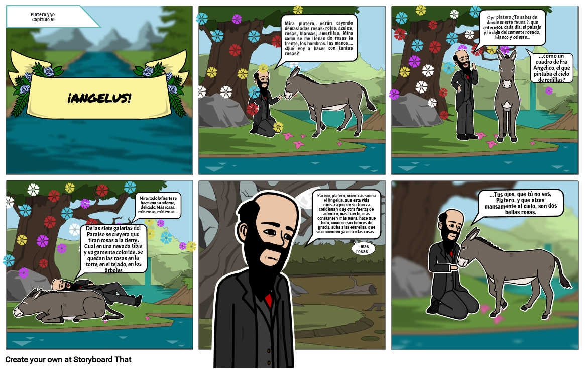 platero y yo capitulo VI Angelus القصة المصورة من قبل d2a7f80e