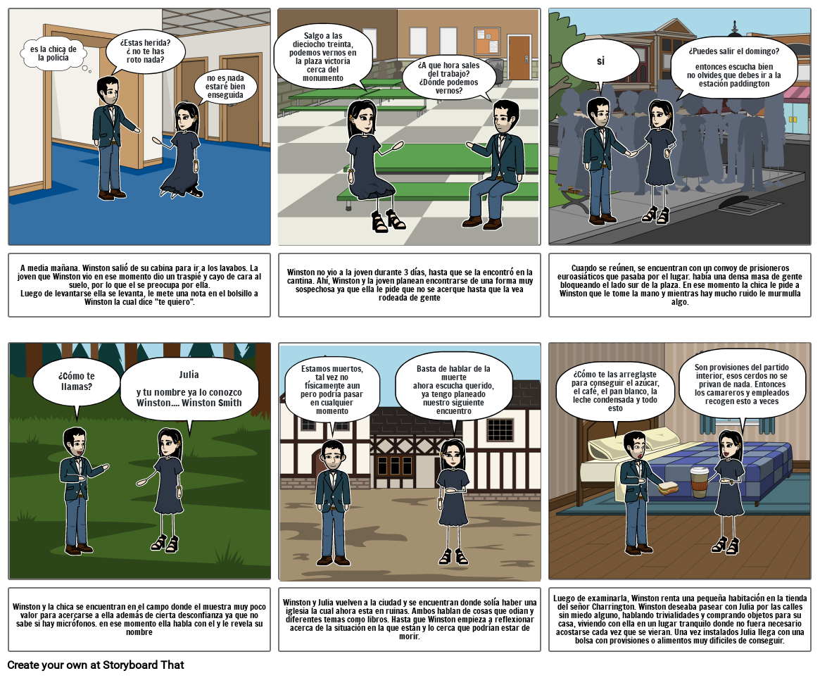 1984 Storyboard por d2bd7bff