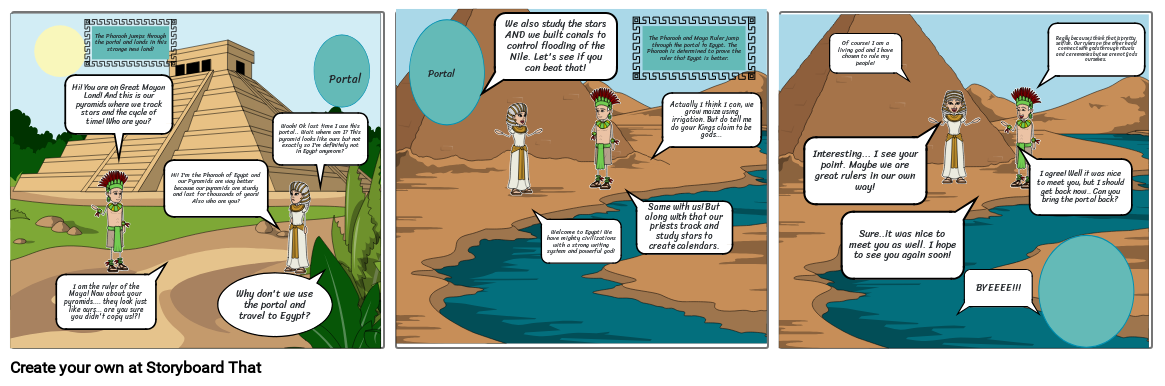 Mayan Cartoon Storyboard by d3ffa52b
