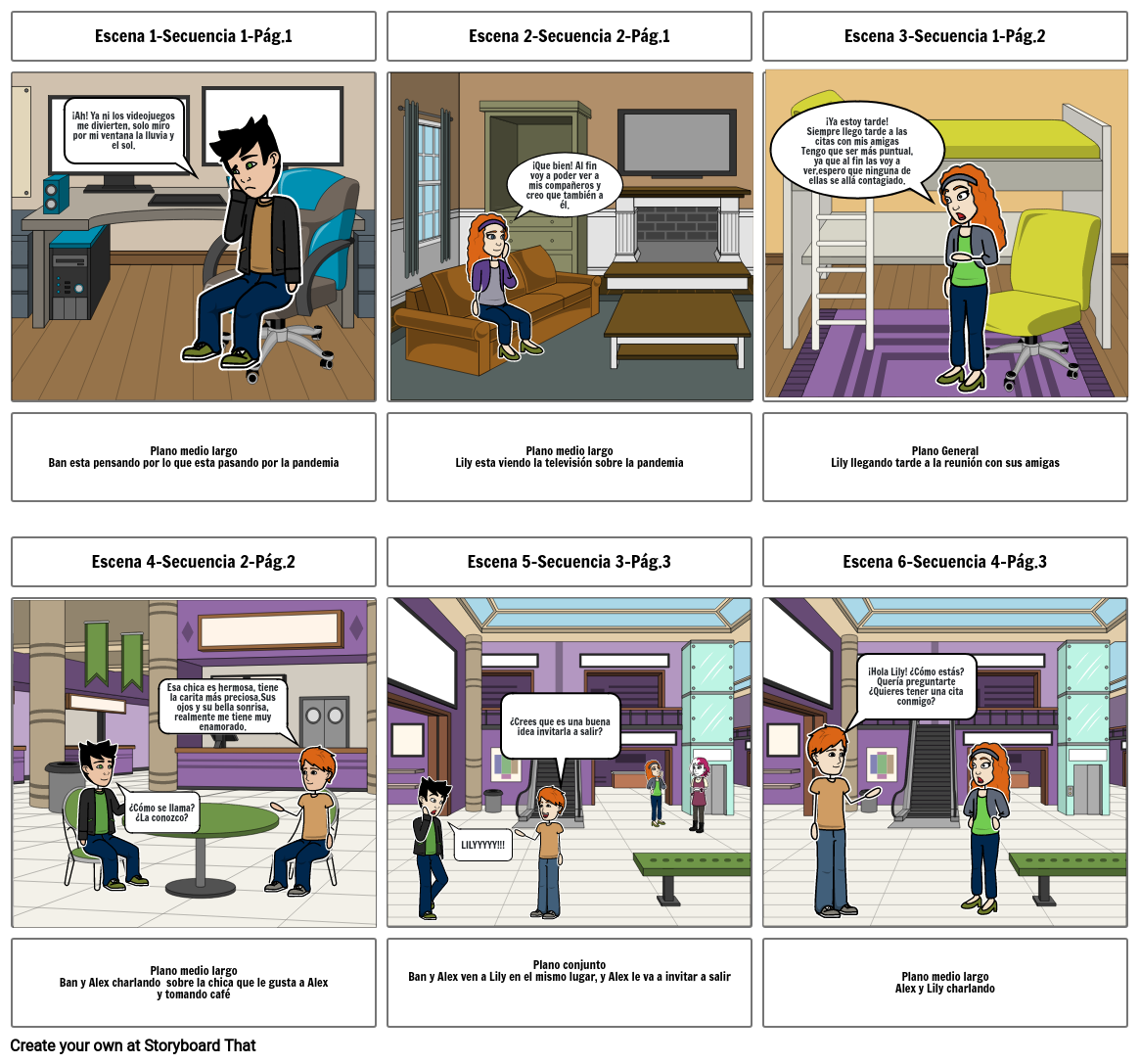 StoryBoard -Paula Bonilla Aula 2 Storyboard by d416bf3e