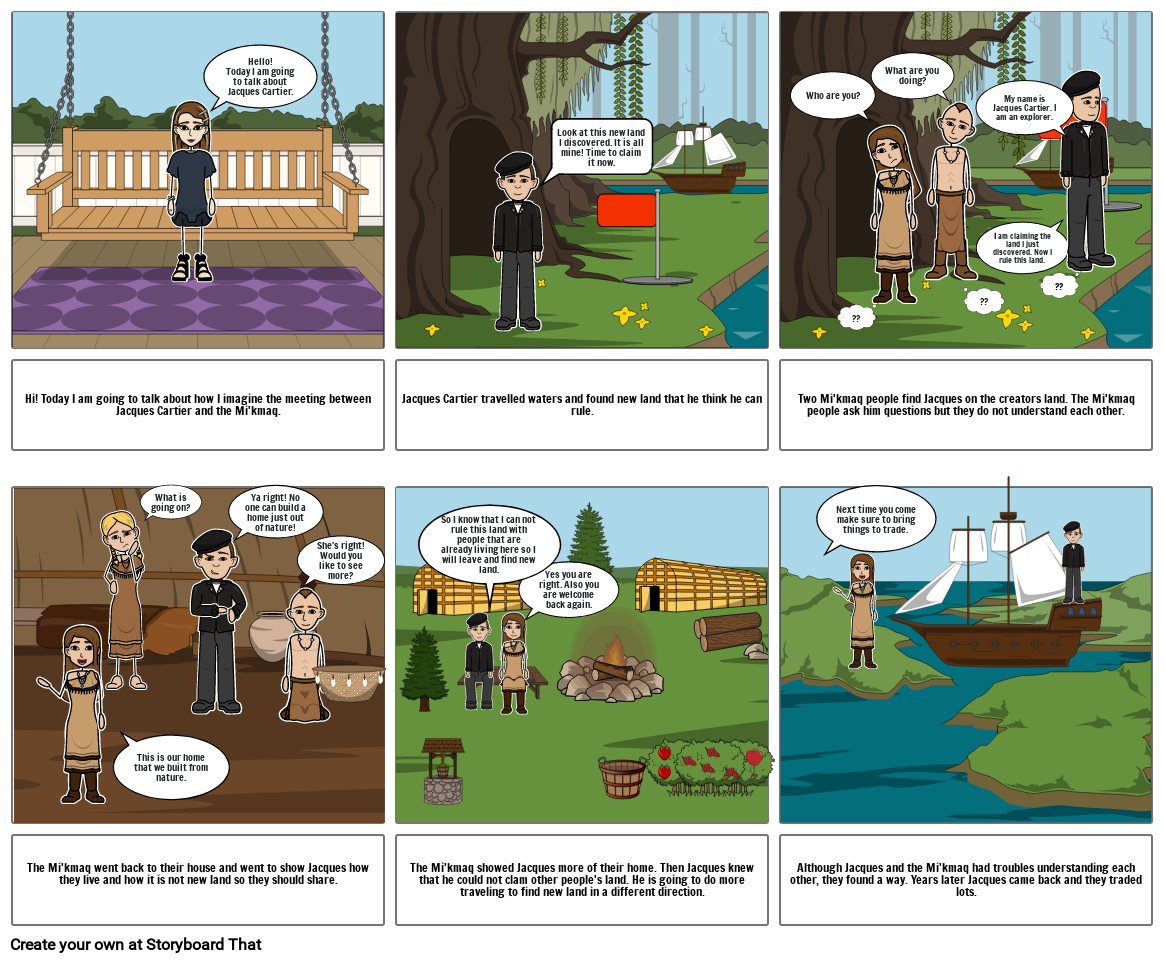 Social Studies Comic strip Molly D Storyboard by d47c9c7f