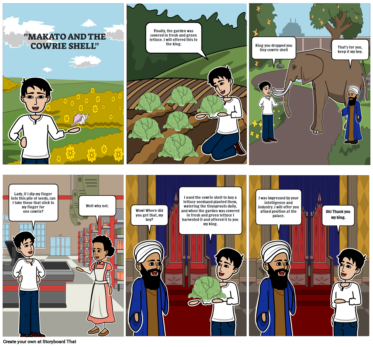 Makato and the cowrie shell القصة المصورة من قبل d4dbf3dd