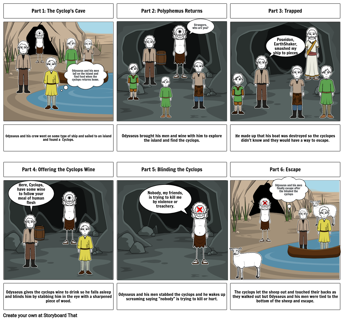 The Odyssey Storyboard by d4dc6ad4