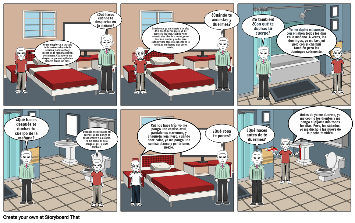 Mi Rutina Storyboard by d52da022