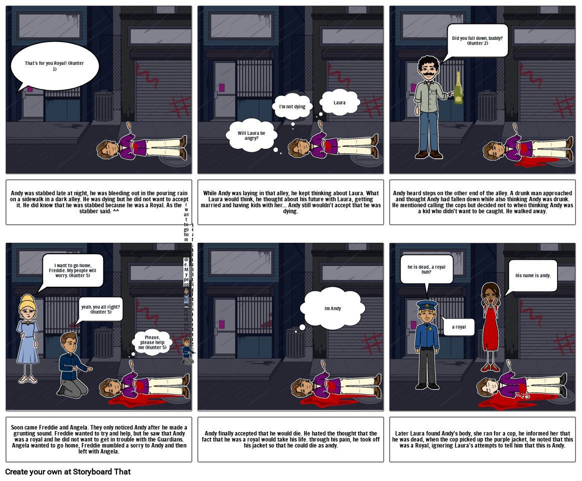 Comic strip Storyboard by d56c5e83