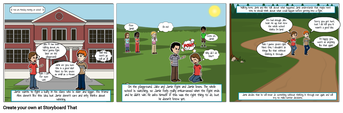 Comic Strip-Multimodal Remediation Storyboard por d5dd2c0ce0