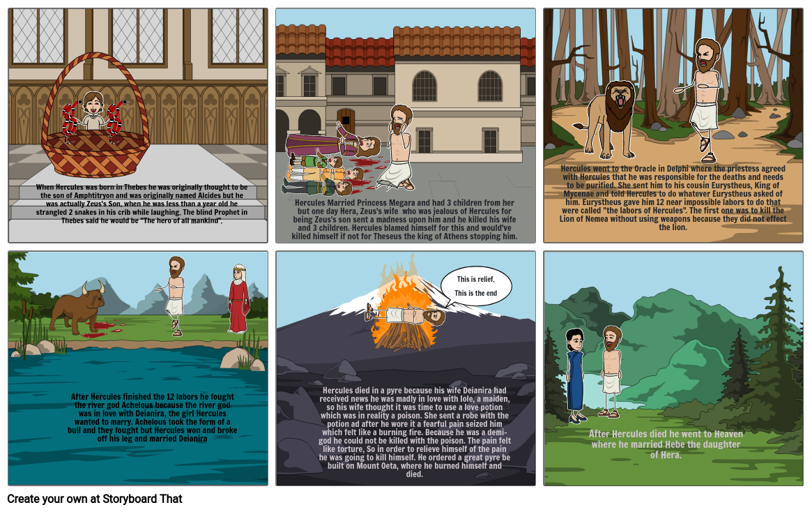 Hercules Storyboard por d5e4c729