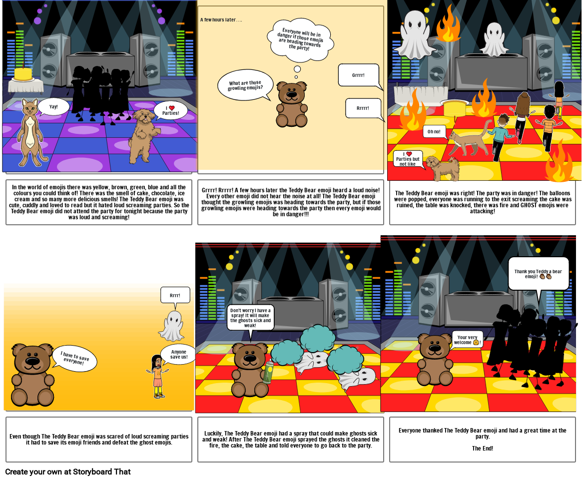 The Emoji World! Storyboard by d633161e