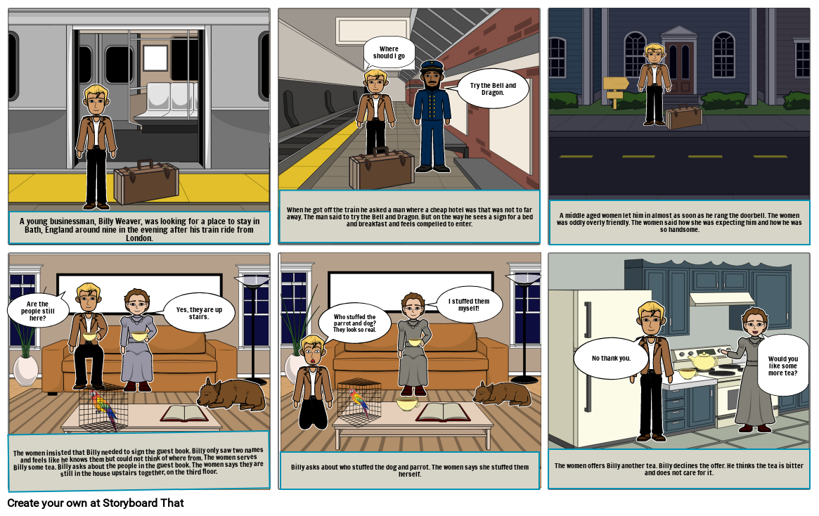 The Landlady Storyboard por d64ebb86