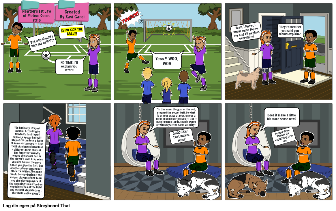 Newtons first law of motion Storyboard by d6f27943
