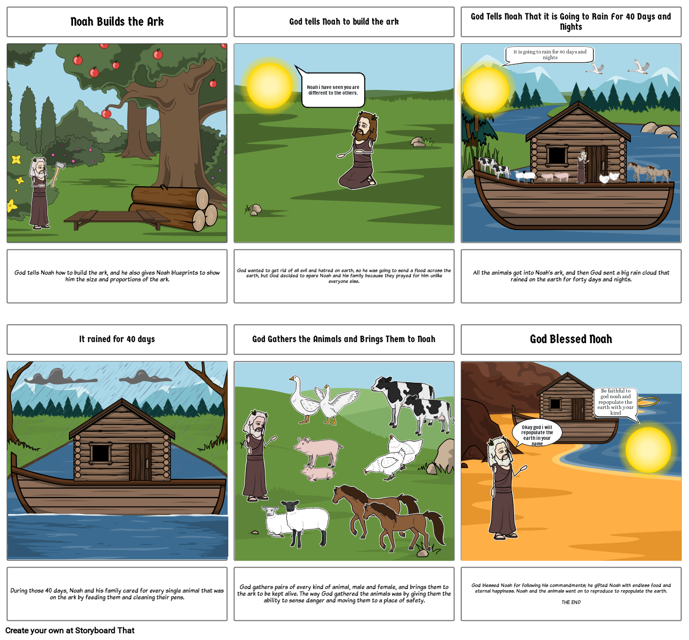 NOAHS ARK Storyboard by d74e0a48