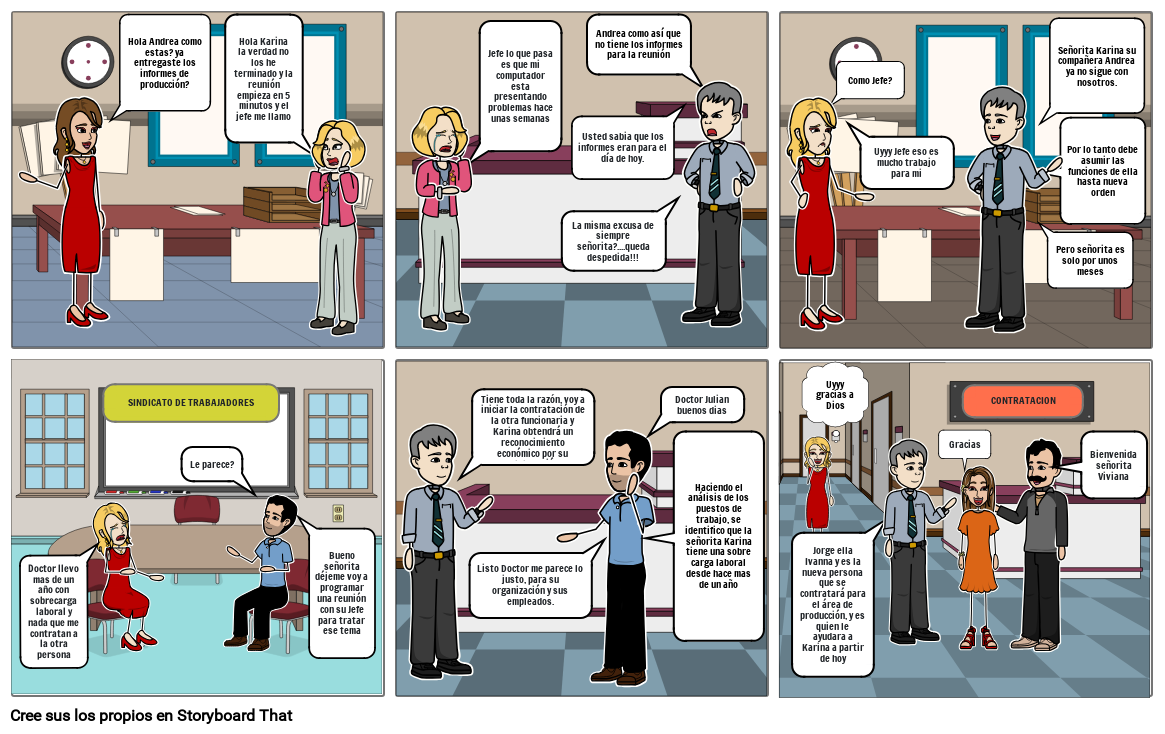 STORYBOARD DE UNA NEGOCIACIÓN Storyboard por d7c8e285