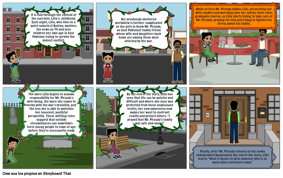 When Mr. Pirzada Came to Dine Storyboard by d832acdd