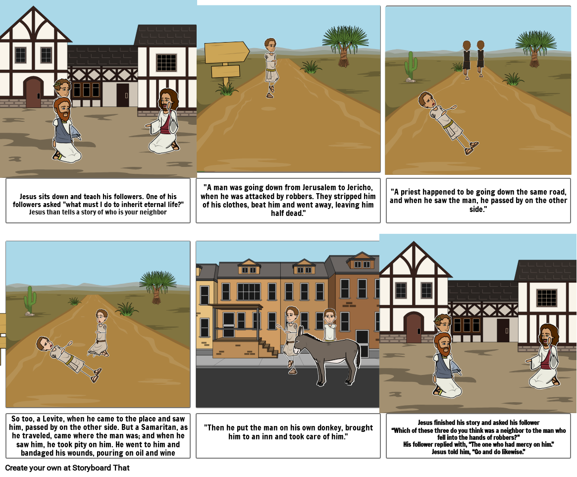 Jesus Storyboard por d83c9b49