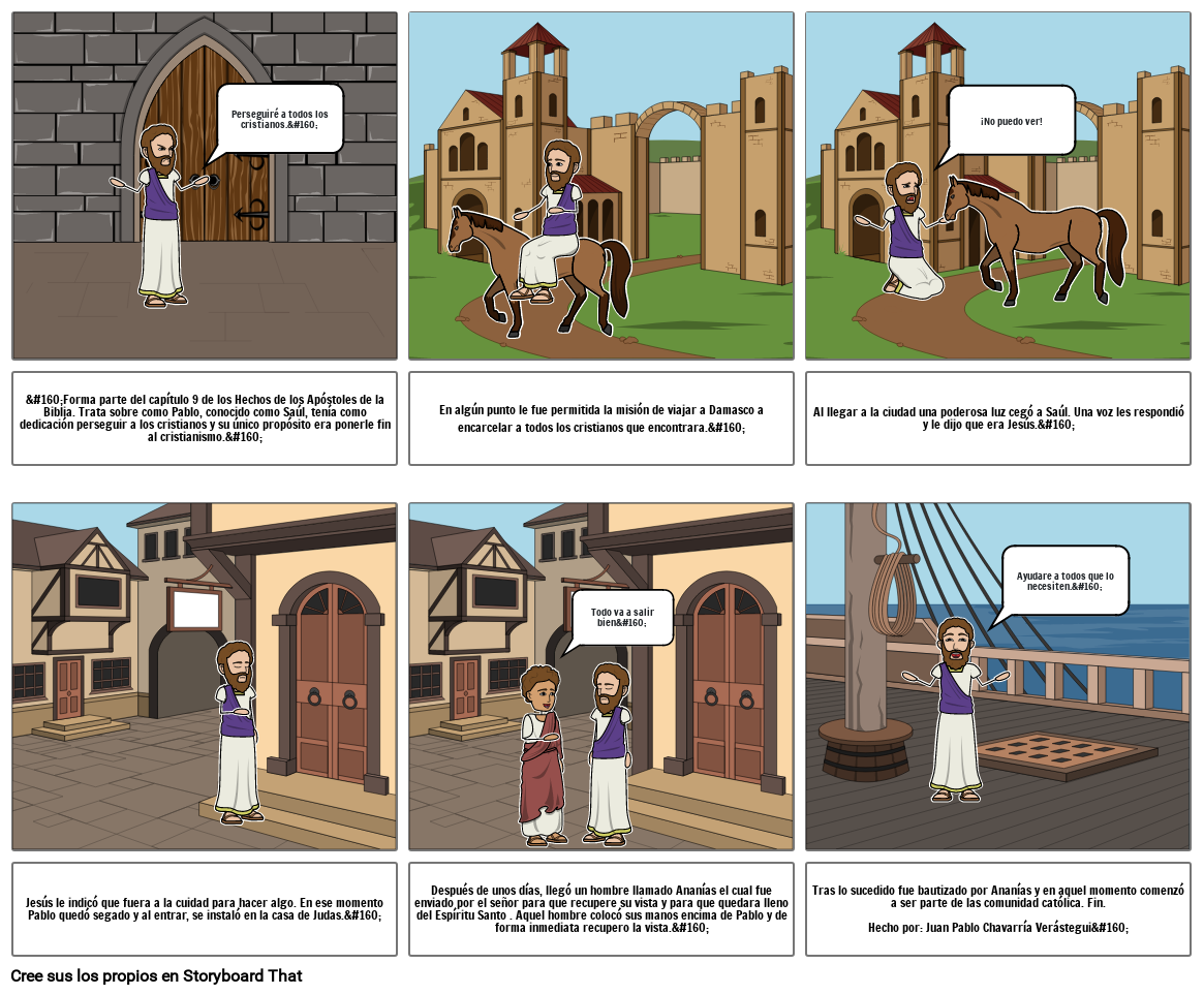 La conversión de San Pablo Storyboard por d8405bce