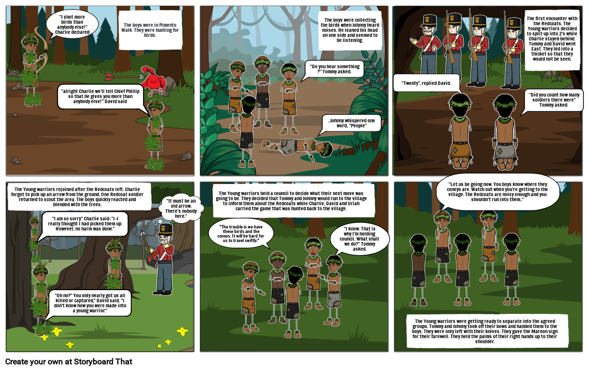 Young Warriors Storyboard by d87039df