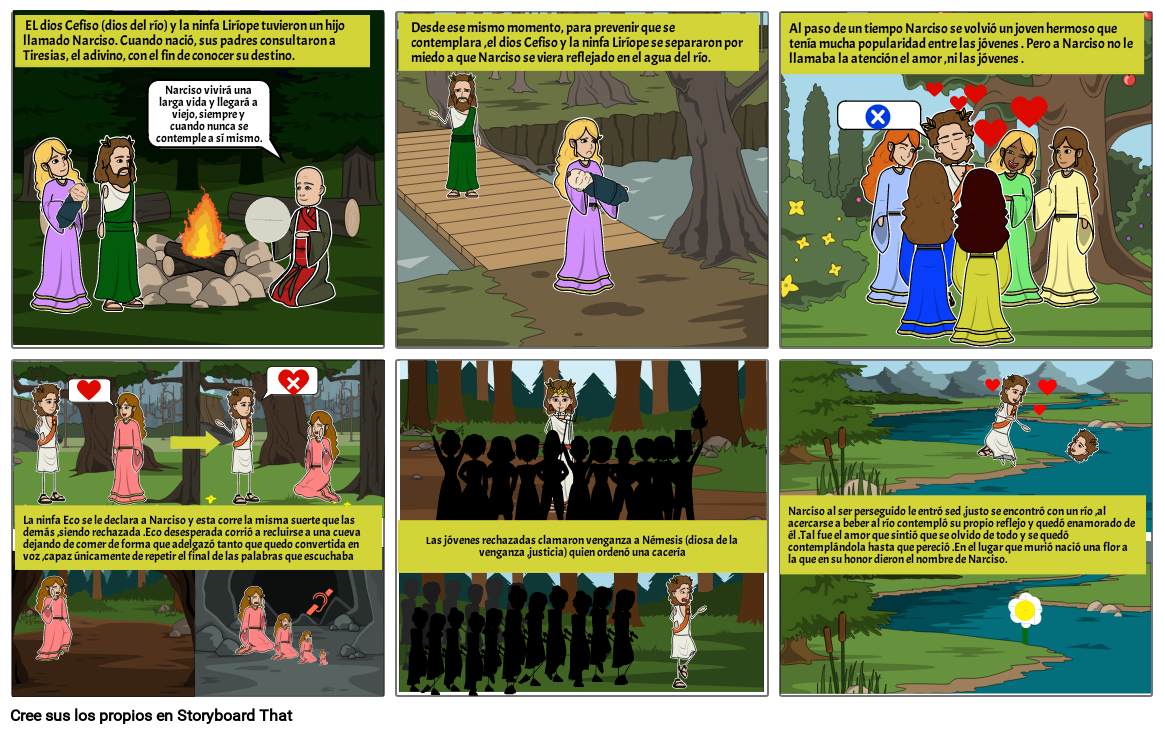 Narciso Storyboard by d893466b