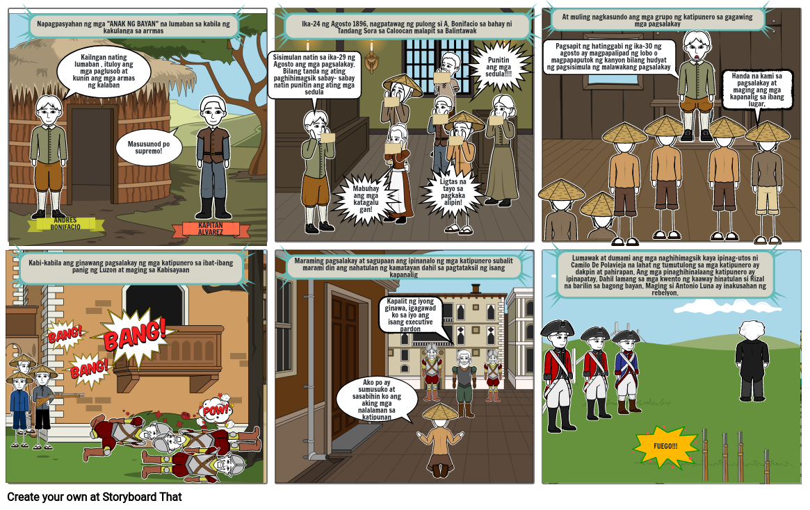 bayani Storyboard por d8a47f7d