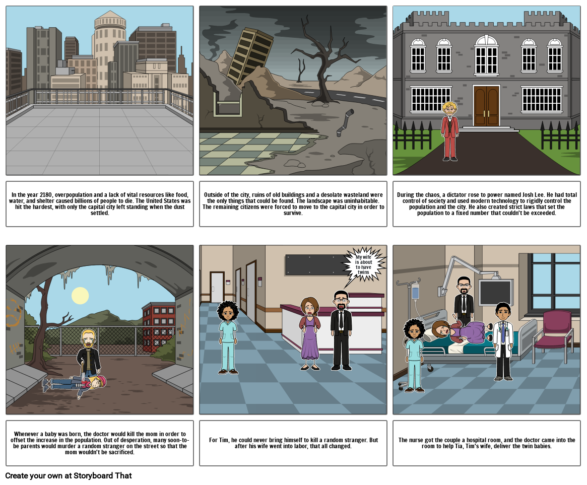 Dystopia 1 Storyboard by d8e6b74e