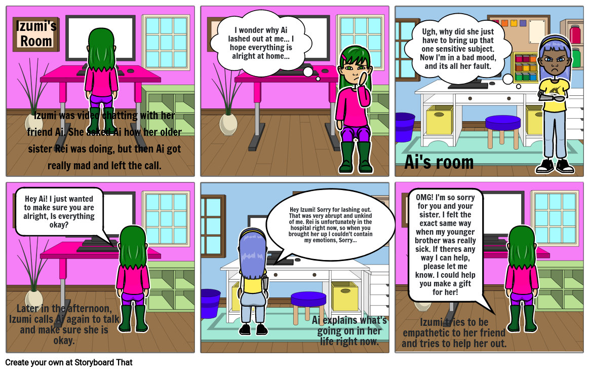 Empathy - Comic Strip Storyboard by d8e6c0c5