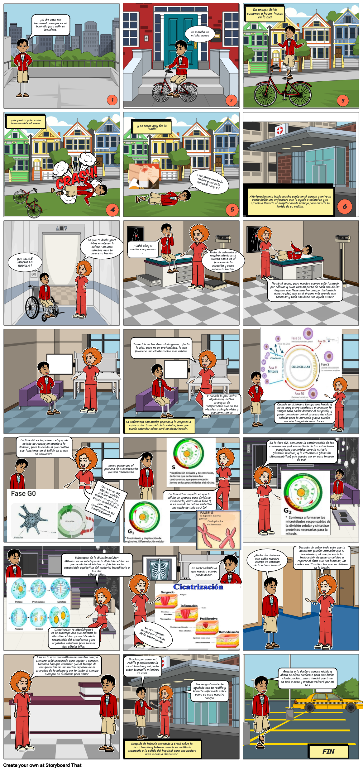 el grandioso cuerpo humano Storyboard by d8fd26bb