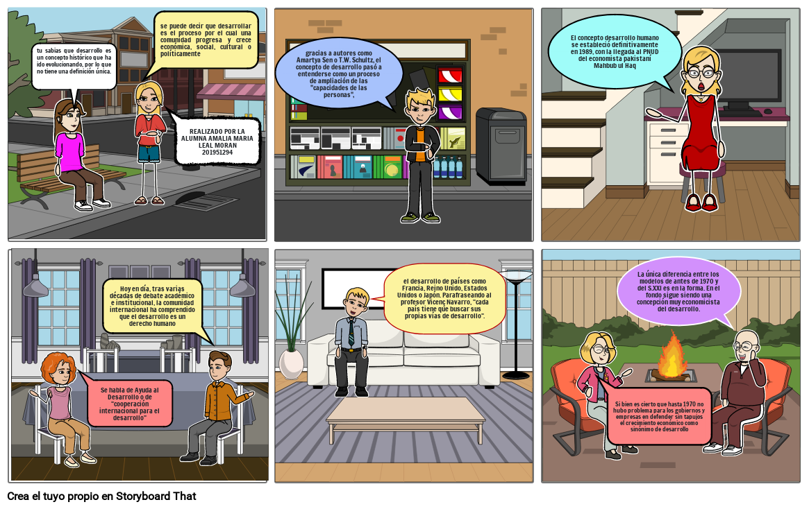 COMIC CONCEPTO AL DESARROLLO Storyboard by d97b4dcb