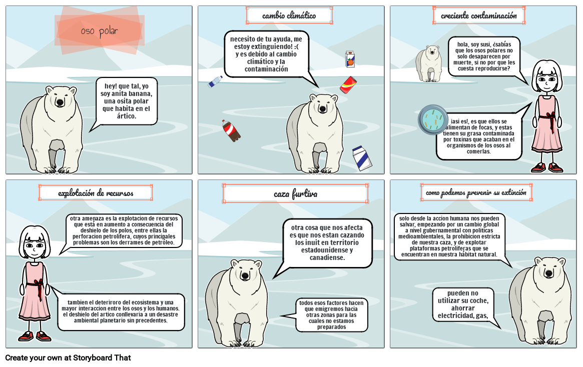 info oso polar pt1. Storyboard by d9cbf4ca