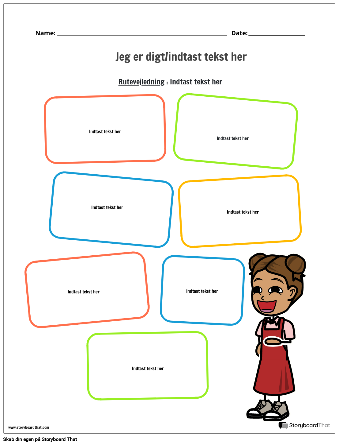 Alt om mig digt skabelon Storyboard par da-examples