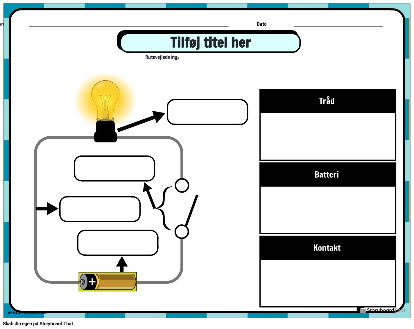 Arbejdsark Dele af et Kredsløb og Dets Funktioner
