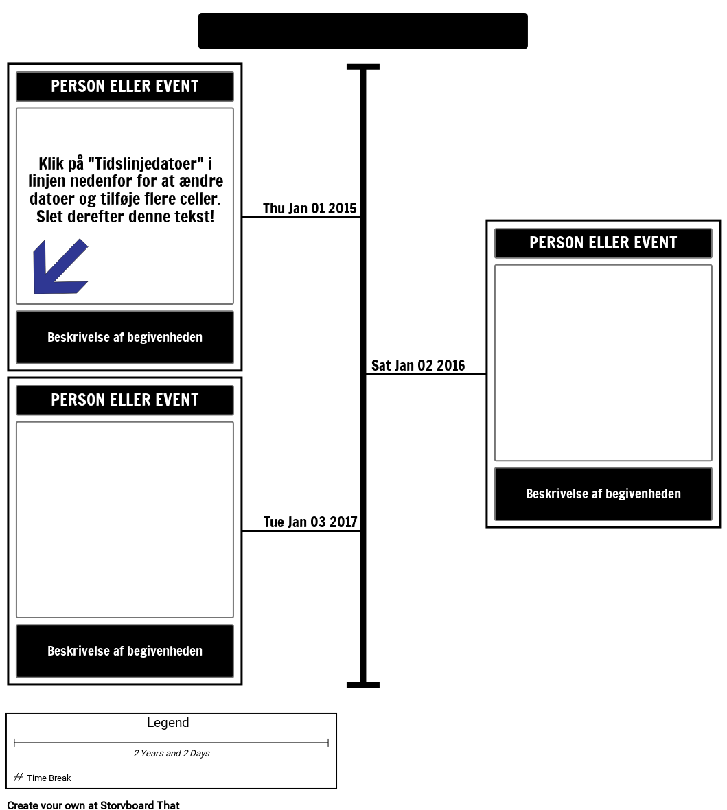 Blank Tidslinjeskabelon Storyboard by da-examples Blank Tidslinjeskabelon Storyboard by da-examples