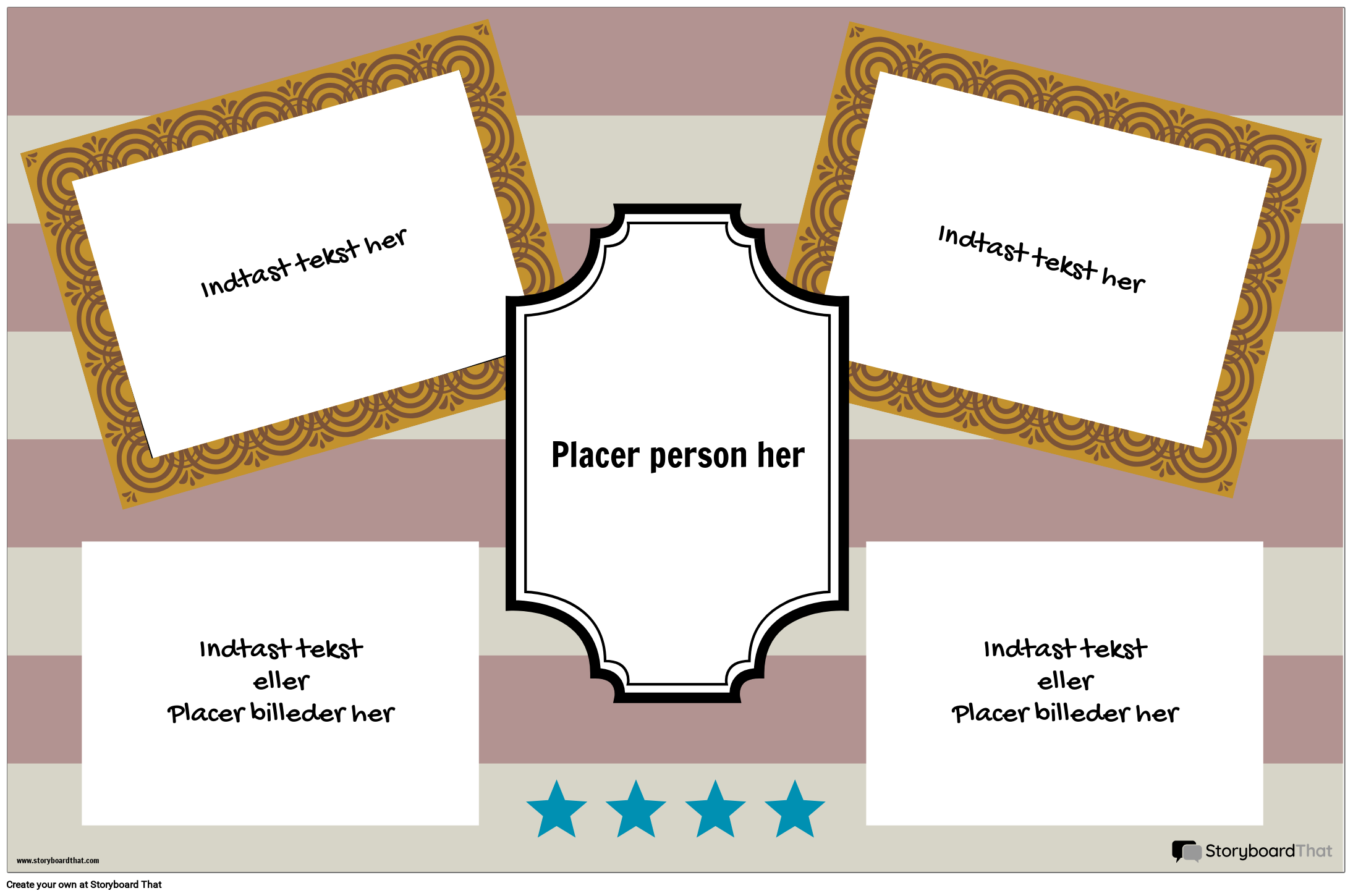 Frames Biography Poster Storyboard por da-examples