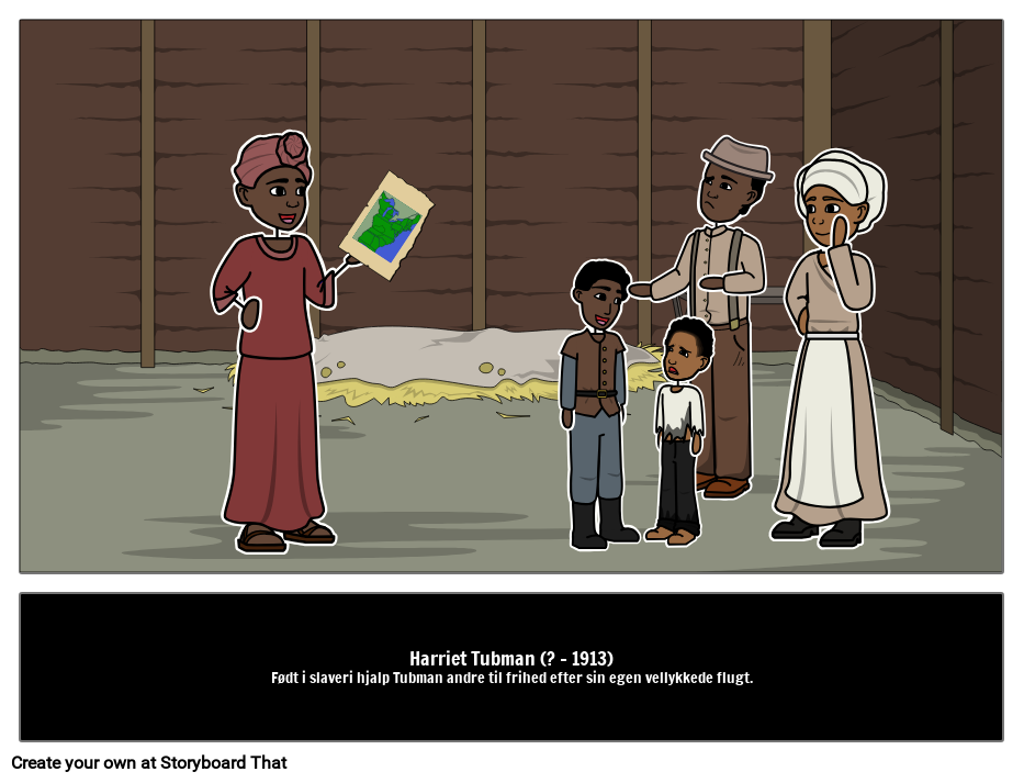 Hvem var Harriet Tubman? Storyboard por da-examples