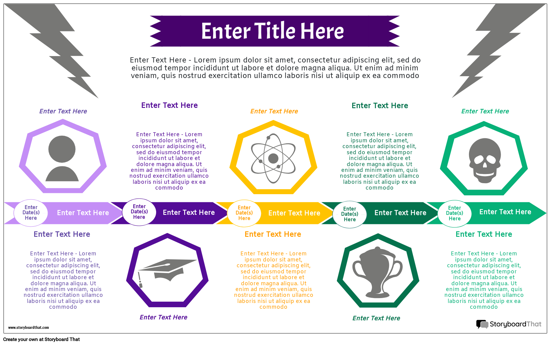 Historie Infografisk Landskabsfarve 2 Storyboard Historie Infografisk Landskabsfarve 2 Storyboard