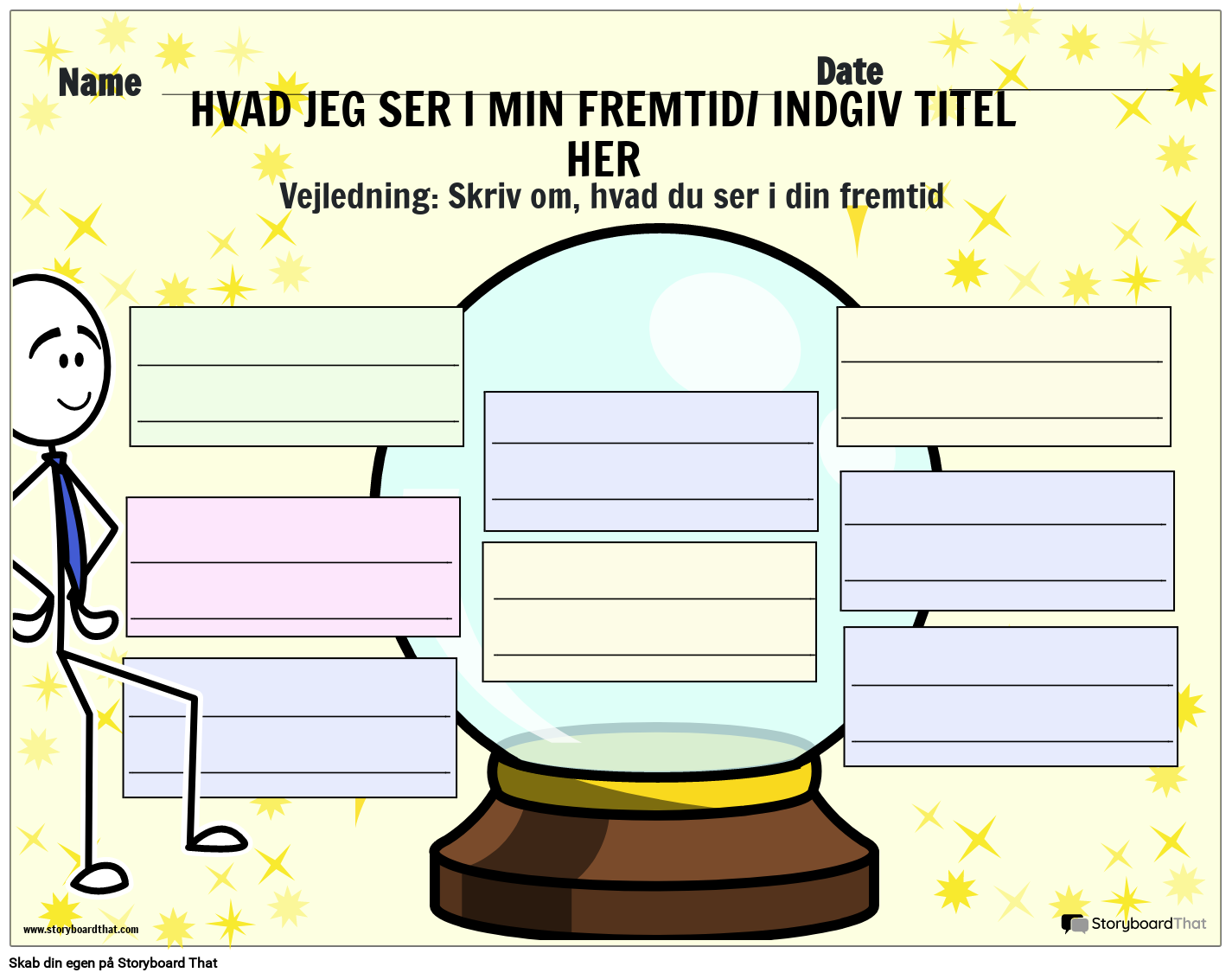 Hvad Jeg Ser I Min Fremtid Storyboard Par Da Examples