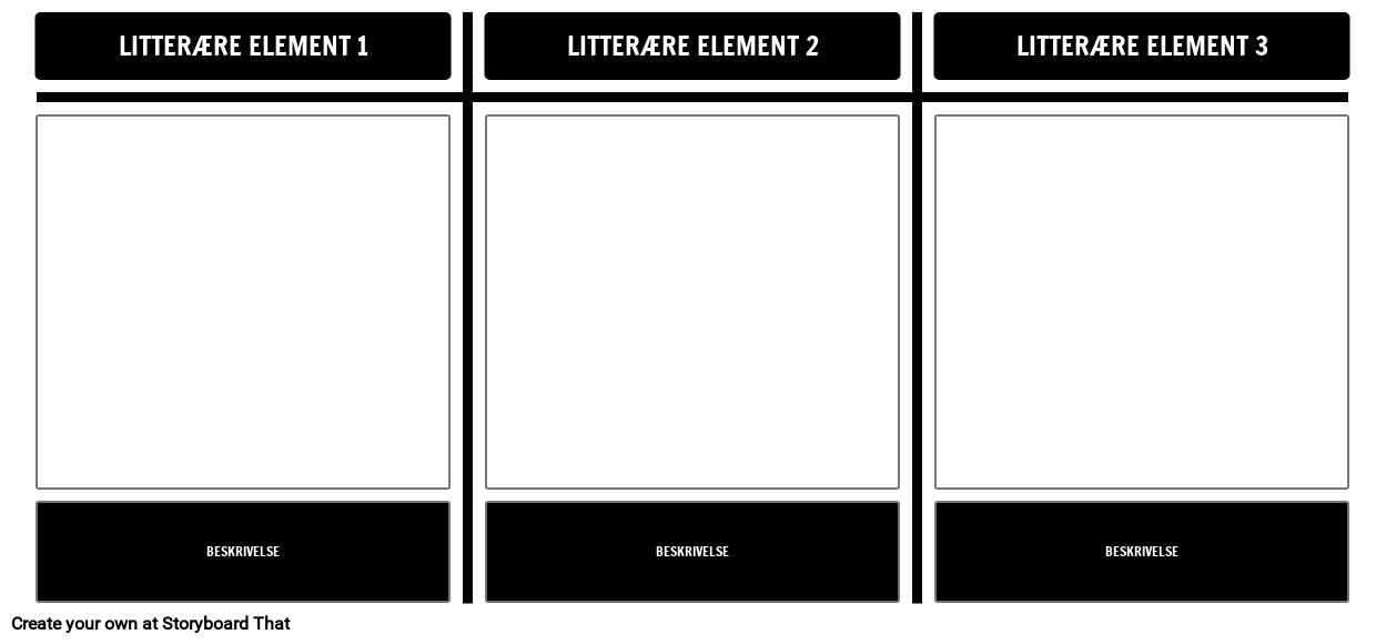 Litterær Element Scavenger Hunt Storyboard by da-examples