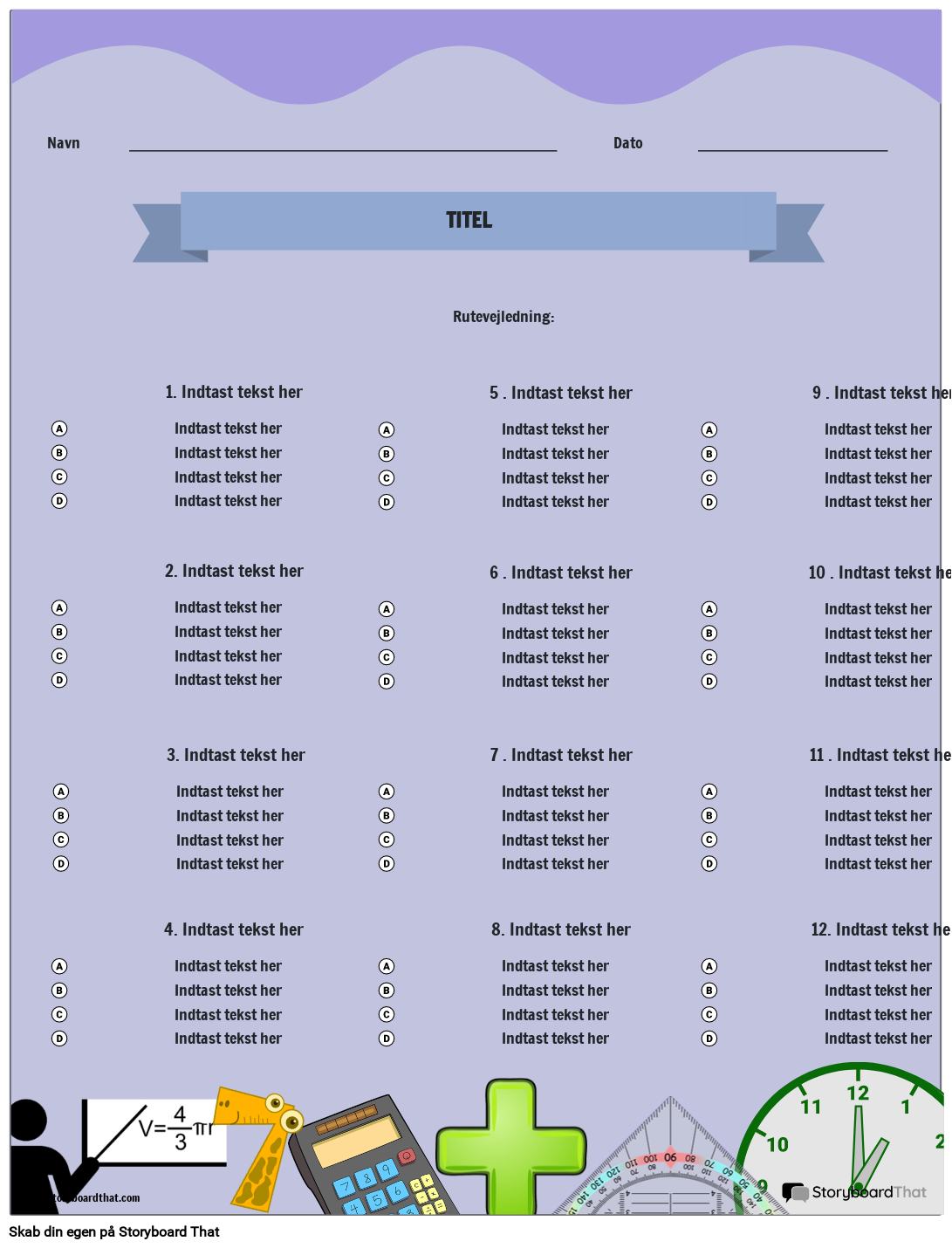 Math Multiple Choice Type Quiz Storyboard Por Da examples Math Multiple Choice Type Quiz Storyboard Por Da examples