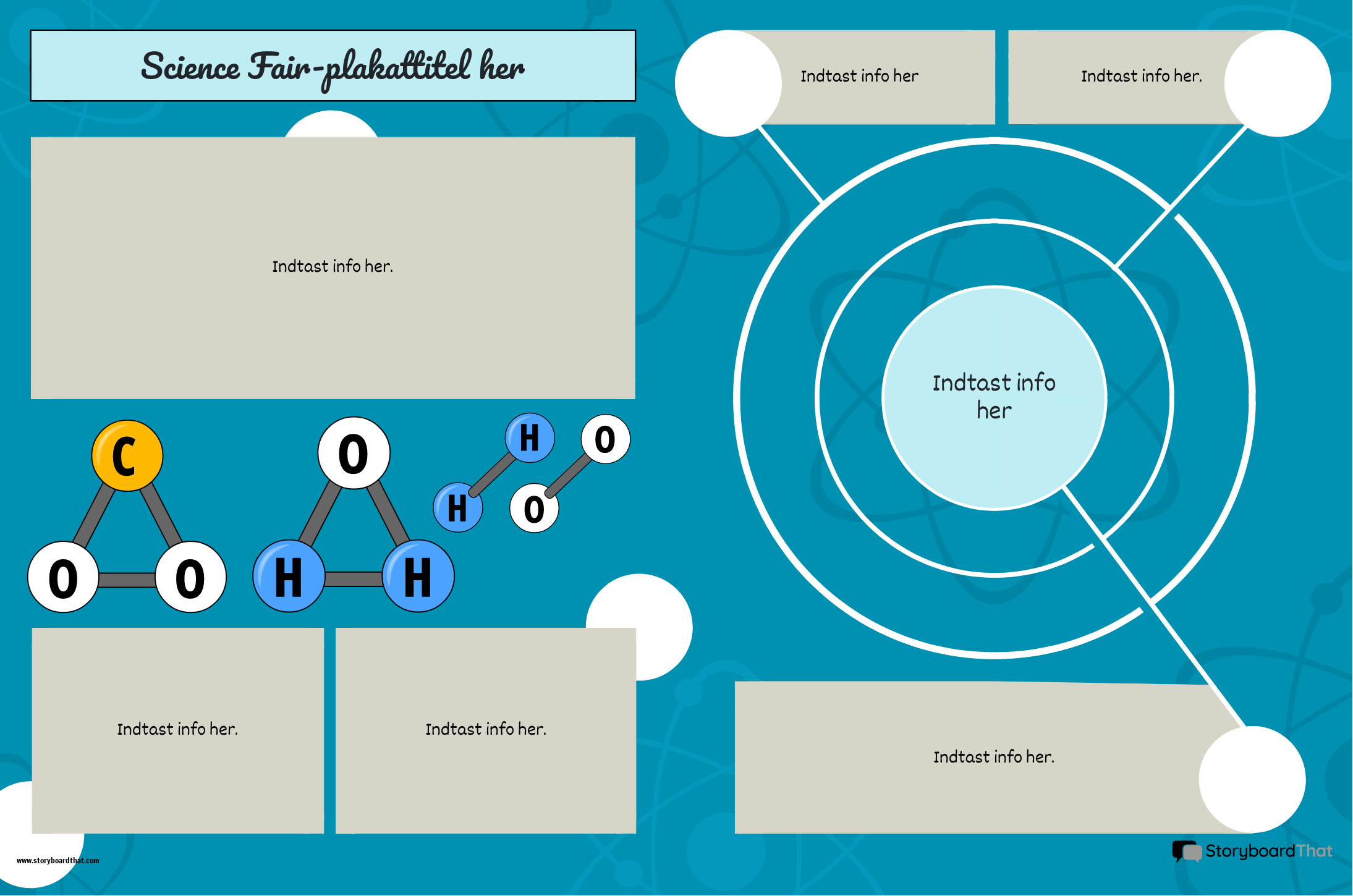 Ny Skabelon til Skabe Side Science Fair 3 Storyboard