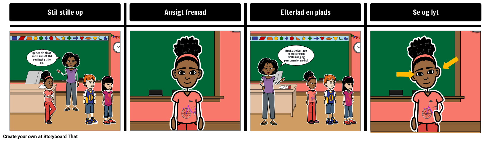 Opstilling af Social Historie Storyboard par da-examples Opstilling af Social Historie Storyboard par da-examples